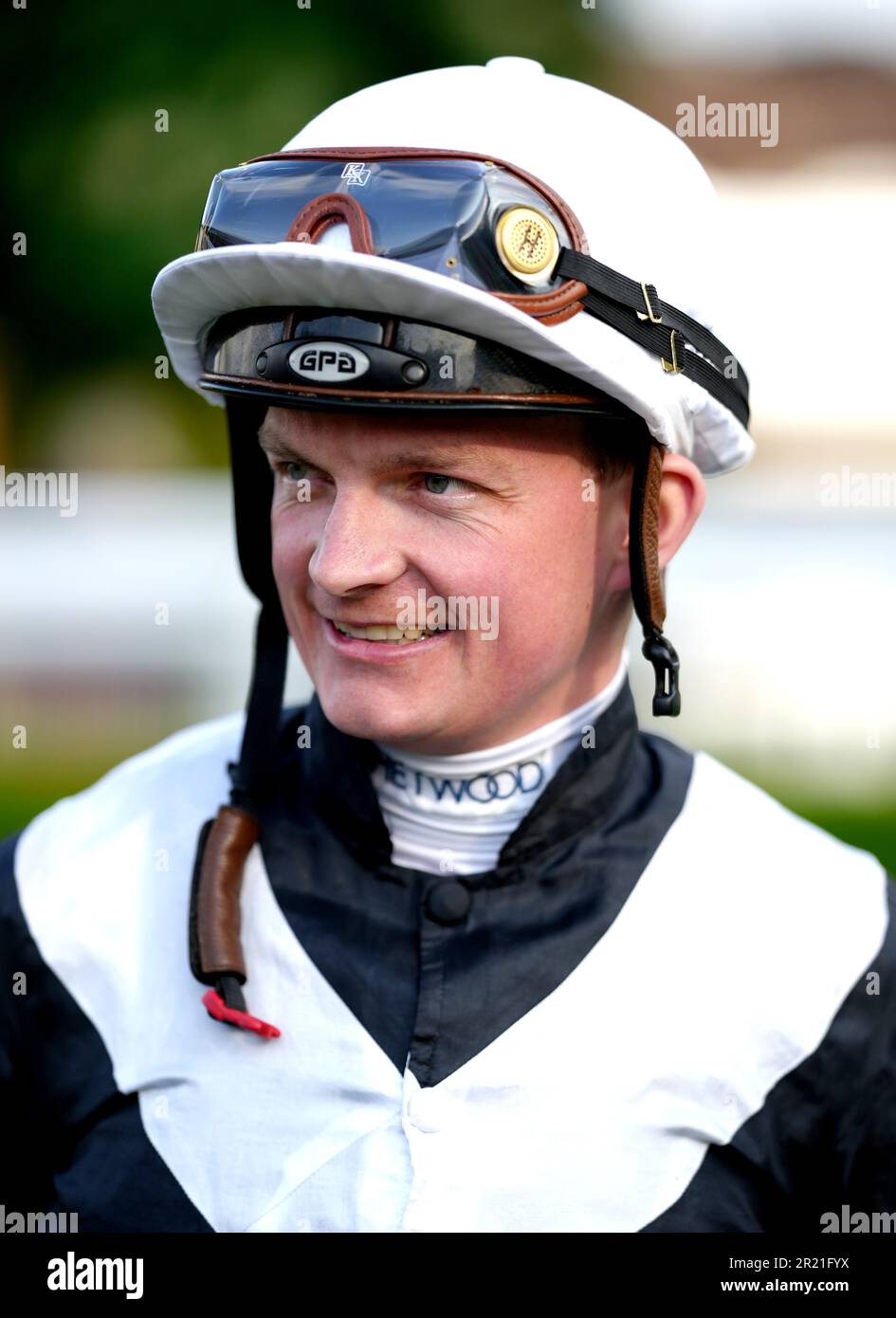 Jockey Rob Hornby prior to competing in the Athlone Handicap at Sandown ...