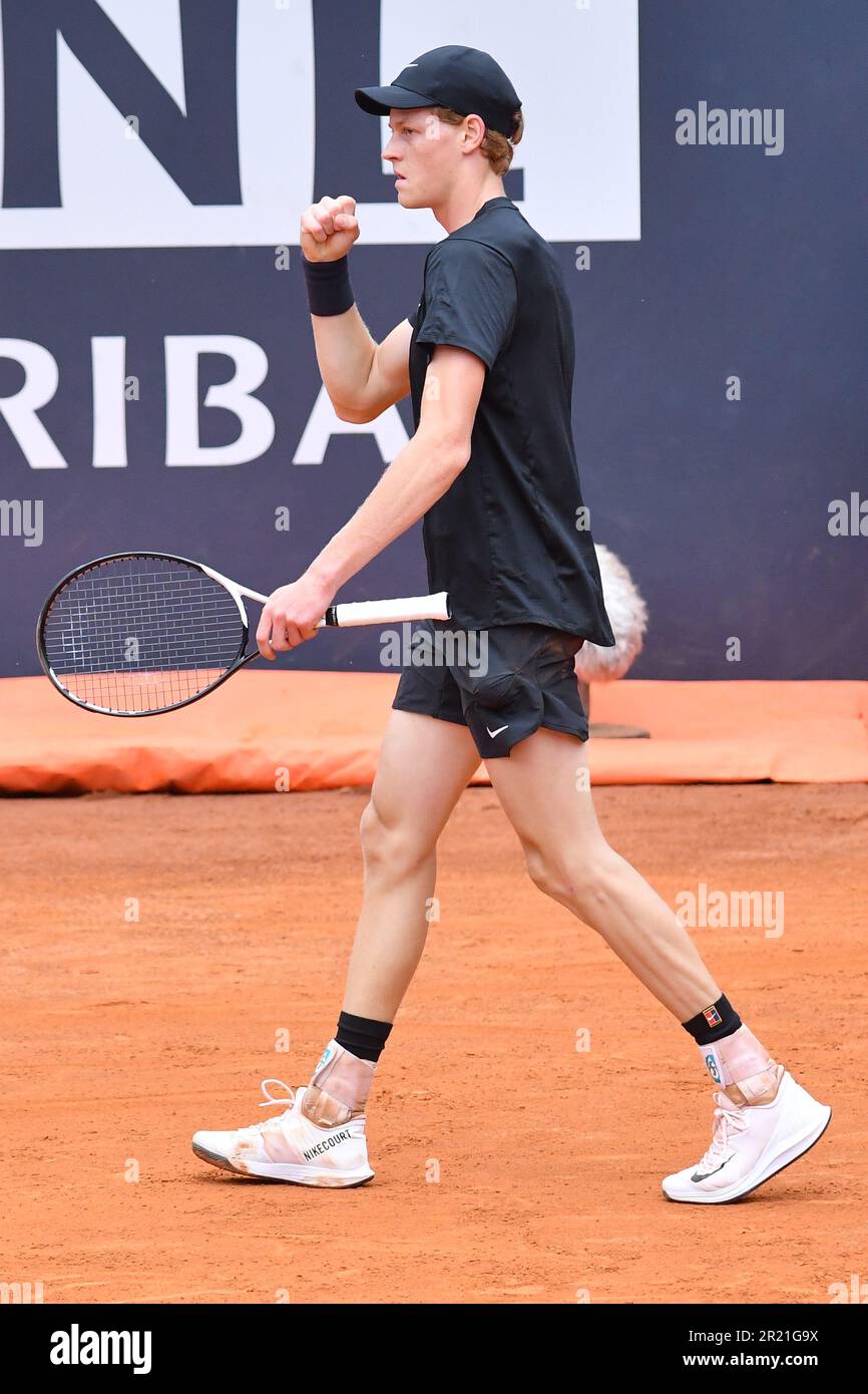 Rome, . 16th May, 2023. Jannik Sinner during the Internazionali BNL d ...