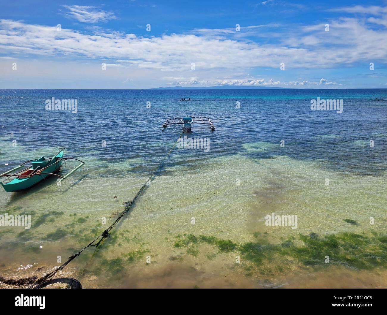 beautiful tropical coast on cebu island on the philippines Stock Photo ...