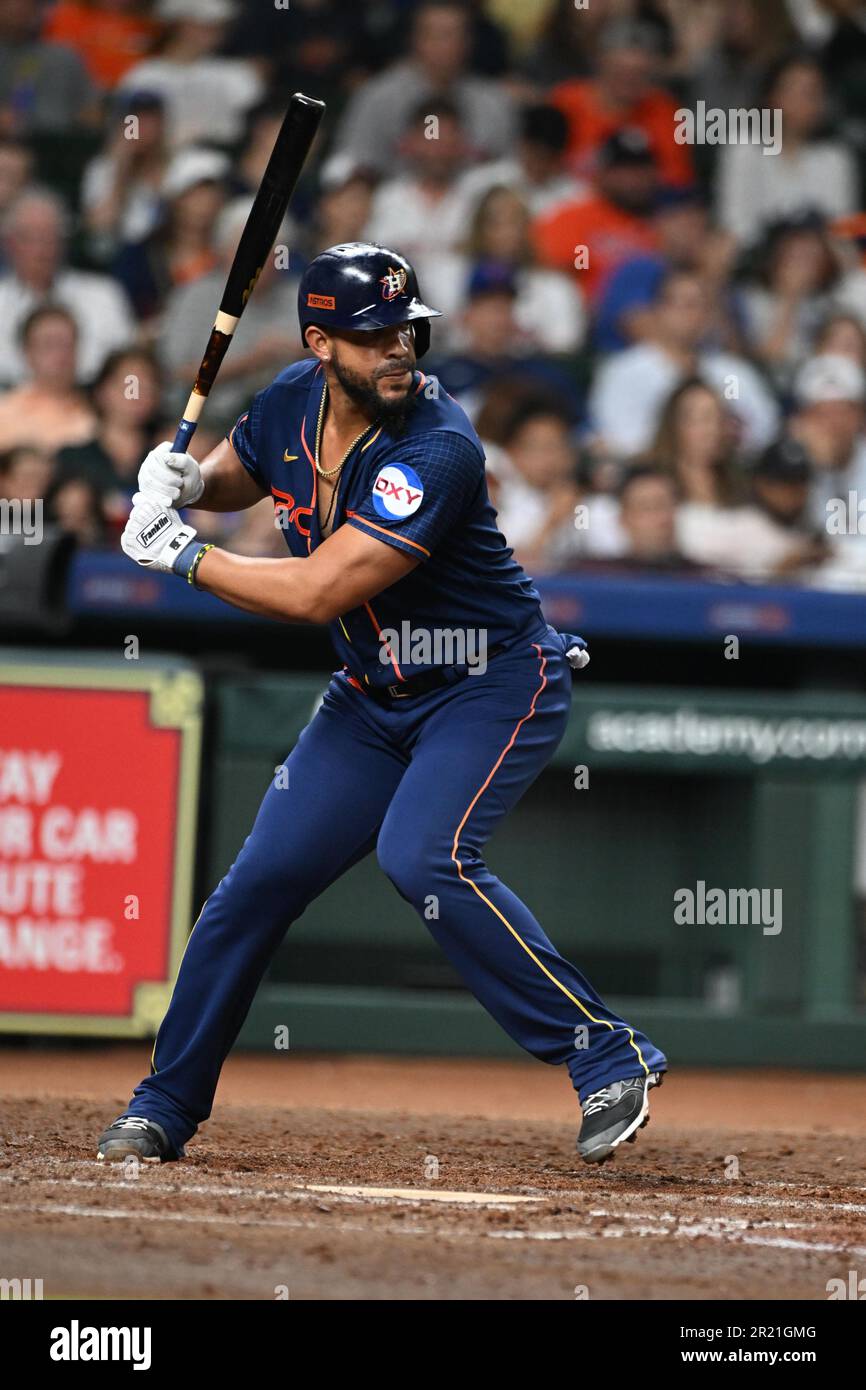 Houston Astros first baseman Jose Abreu (79) min the bottom of the ...