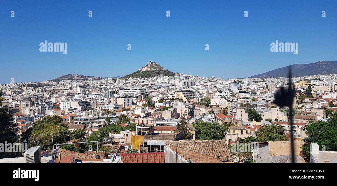 Athens City view in Greece Stock Photo - Alamy