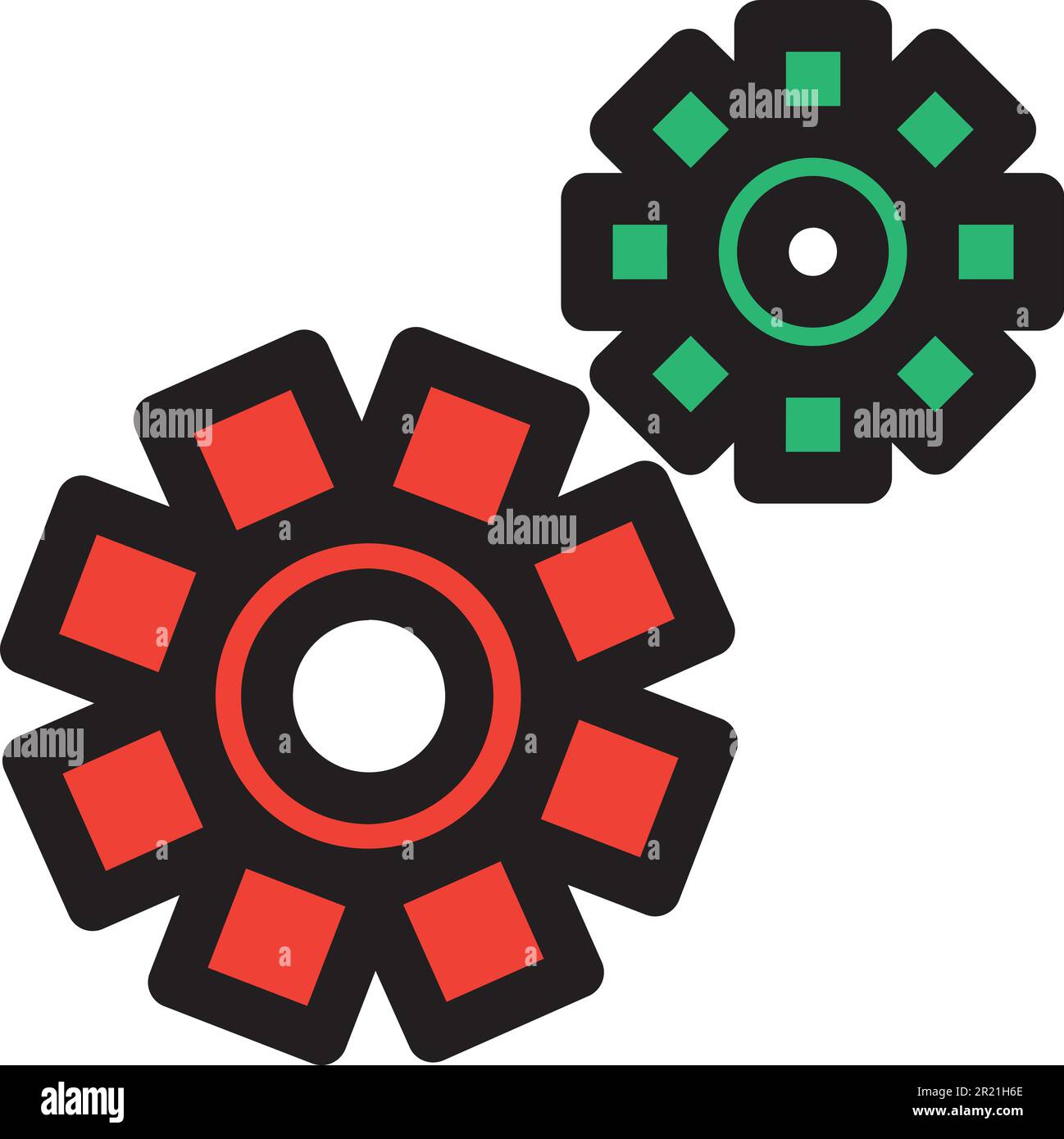 Cell biological microscopic element icon vector. Biology science ...