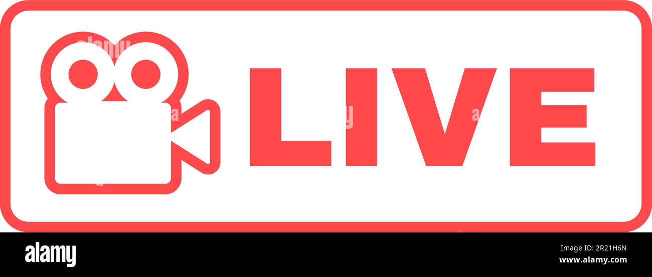 Video camera silhouette square icon. Movie recording button. Digital ...