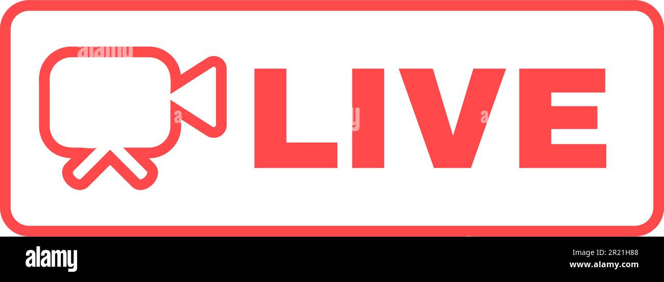 Video camera silhouette square icon. Movie recording button. Digital ...