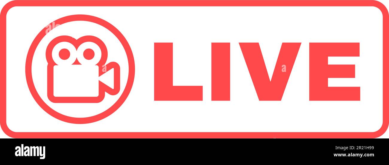 Video camera silhouette square icon. Movie recording button. Digital ...