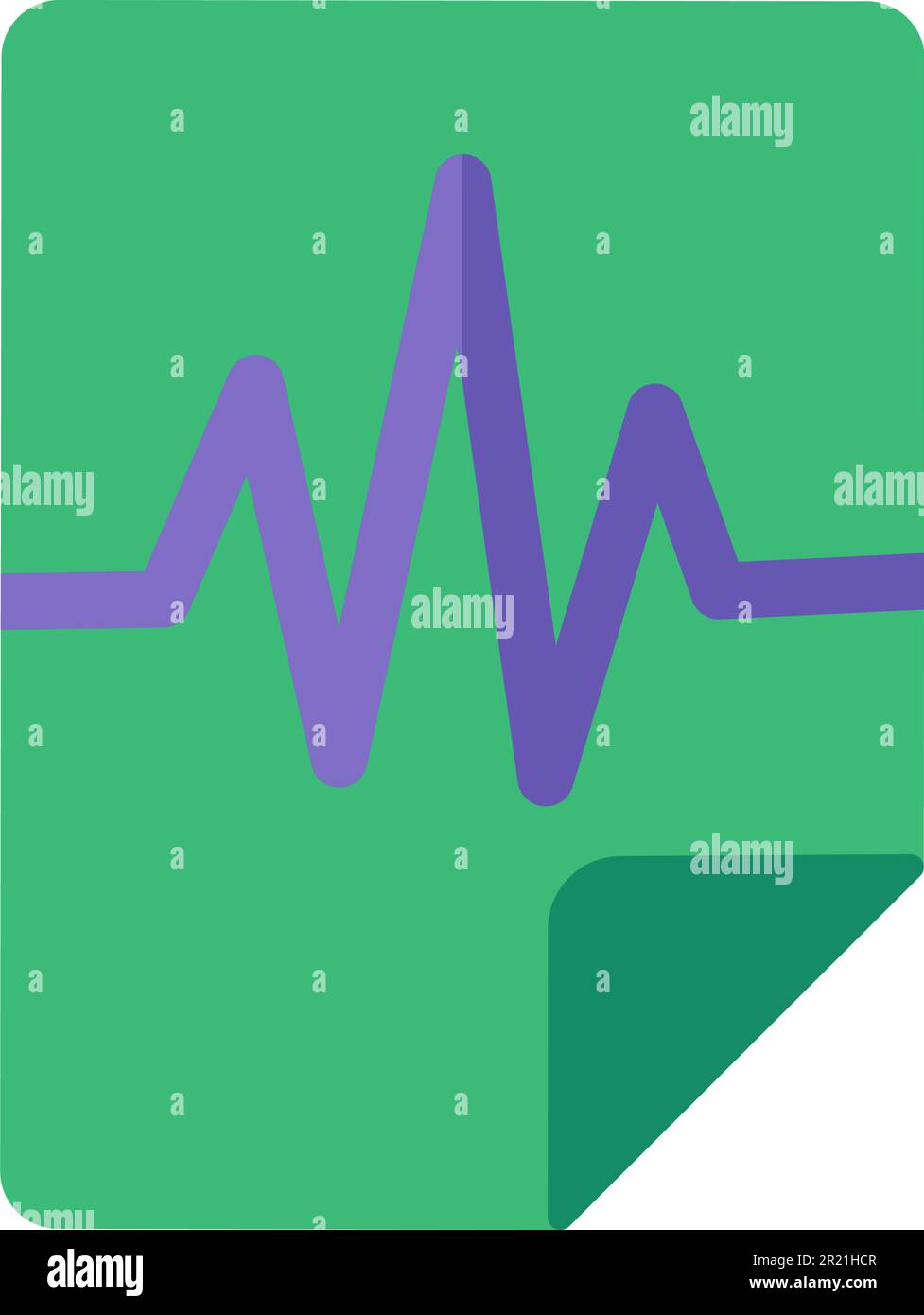 Voice record flat vector icon. Speech transcription. Multimedia ...