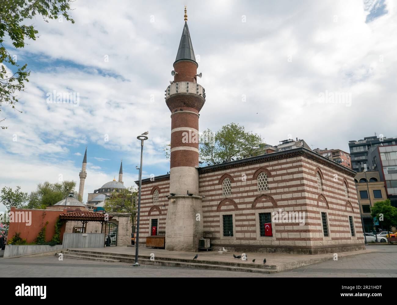 Selman Aga Mosque in Uskudar, Istanbul. This historic mosque built in ...