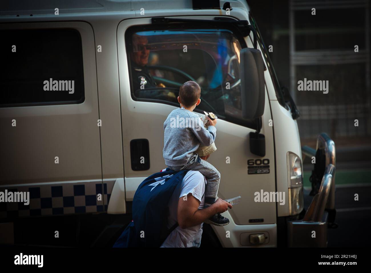 The Victoria Police in the streets of Melbourne during the protests ...