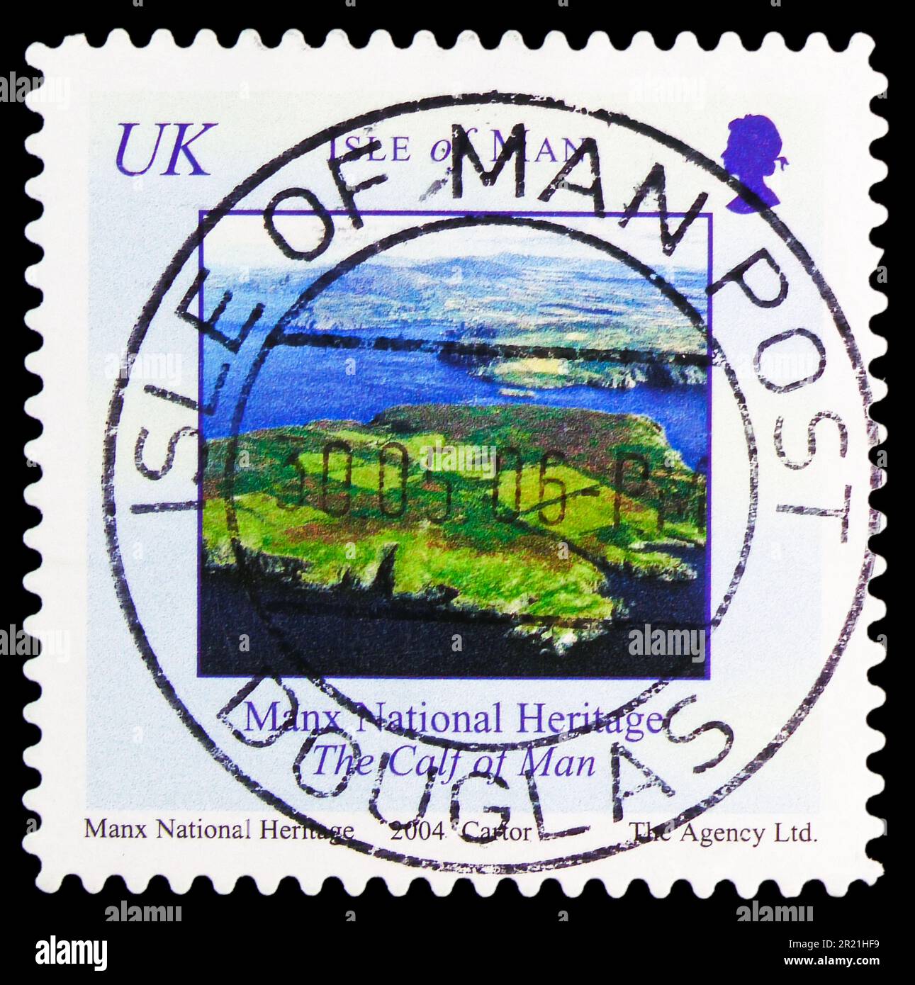 MOSCOW, RUSSIA - APRIL 08, 2023: Postage stamp printed on Isle of Man ...