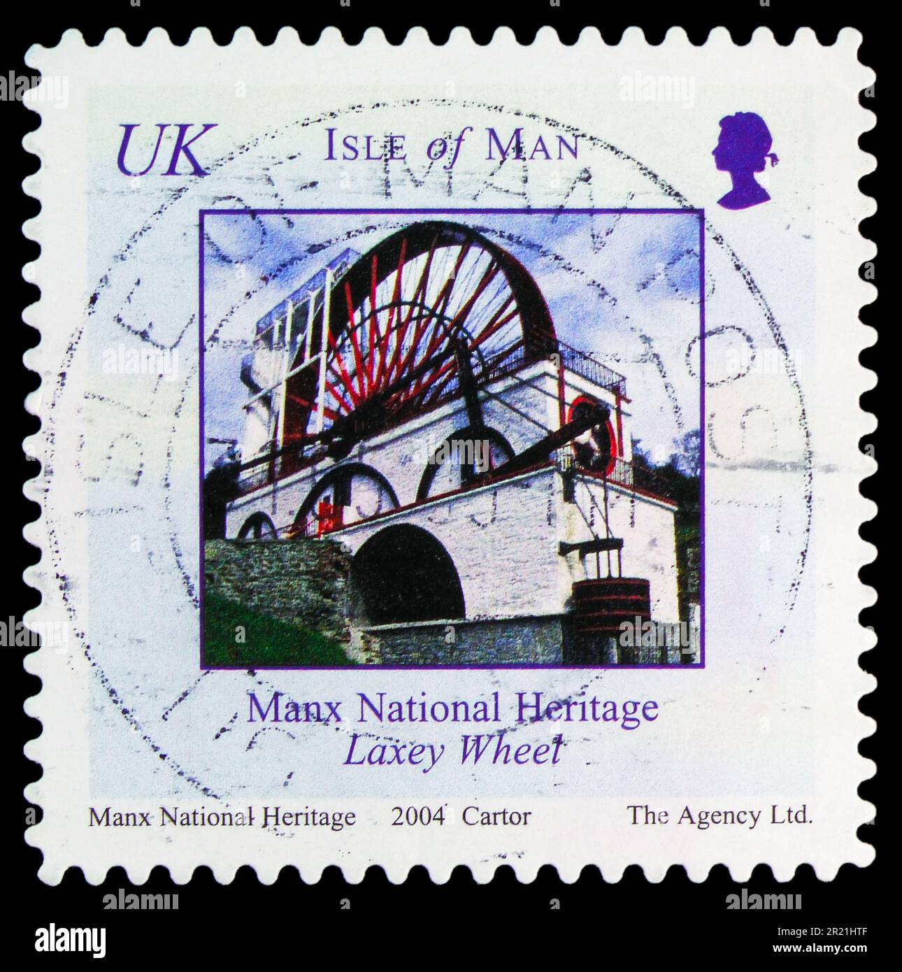 MOSCOW, RUSSIA - APRIL 08, 2023: Postage stamp printed on Isle of Man ...