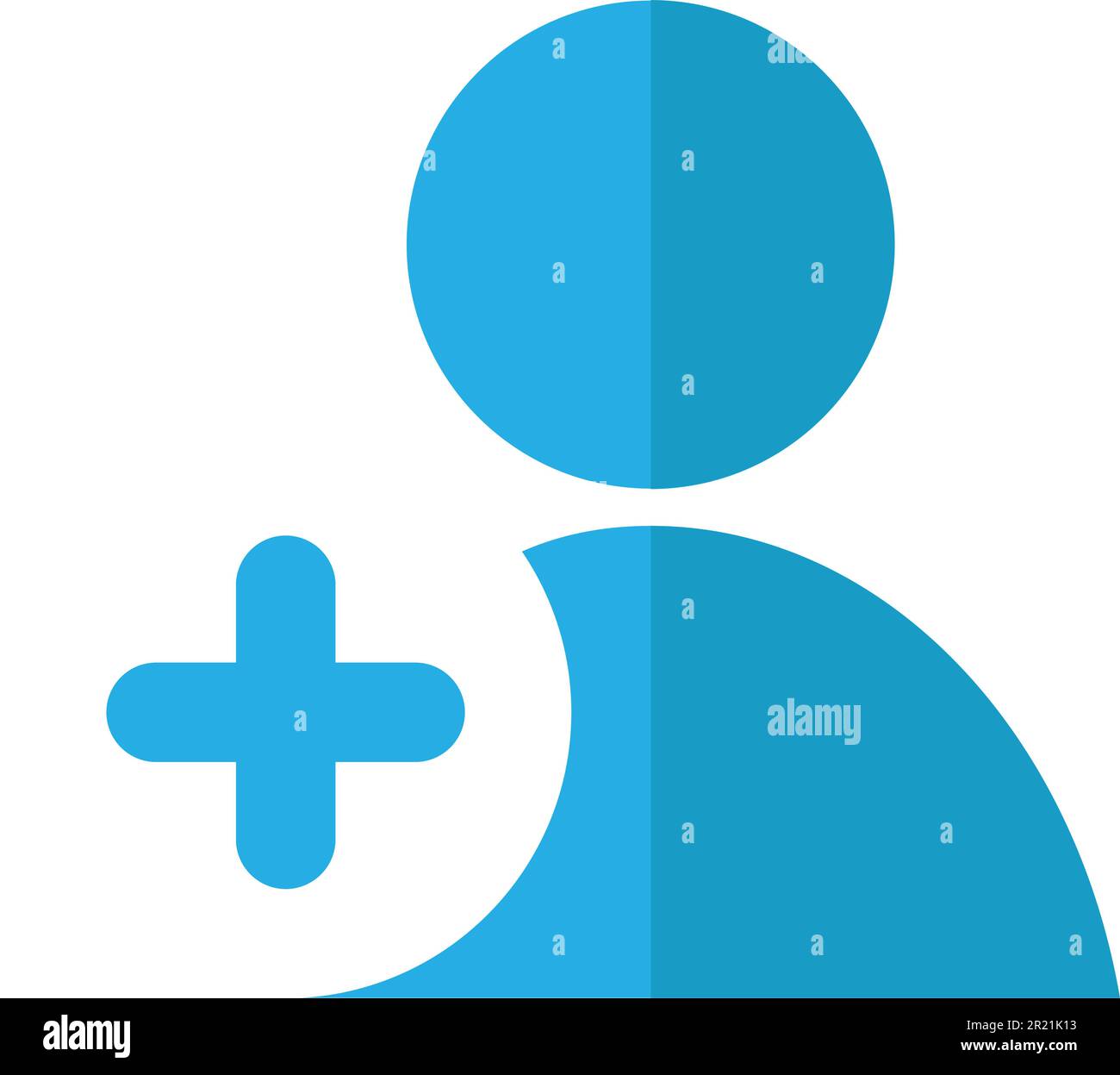 Contact add smartphone app button icon vector. Friend number and ...