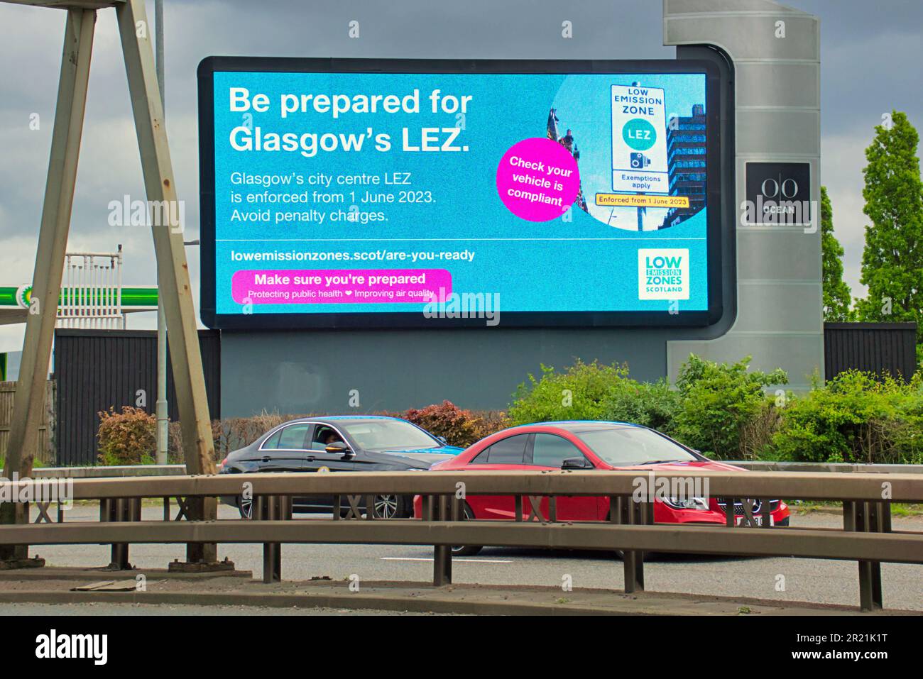 Glasgow, Scotland, UK 16th May, 2023. LEZ Low emission zones ...