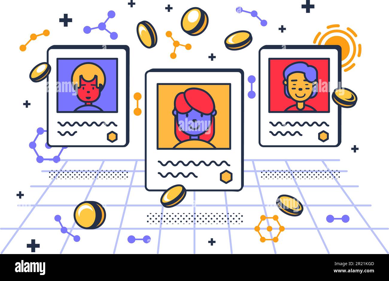 Metaverse money avatar Stock Vector Images - Alamy