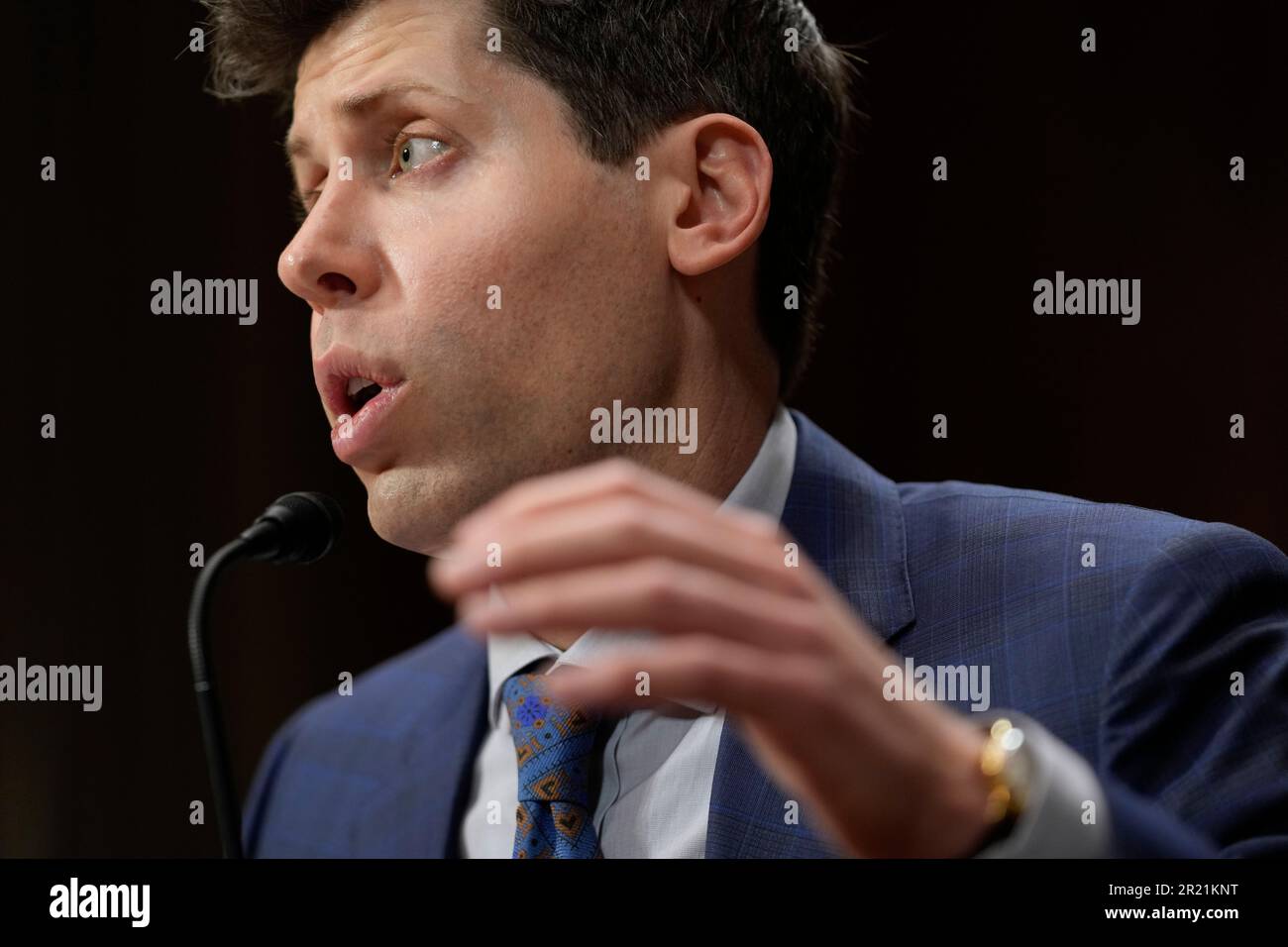 OpenAI CEO Sam Altman speaks before a Senate Judiciary Subcommittee on ... OpenAI CEO Sam Altman speaks before a Senate Judiciary Subcommittee on ...