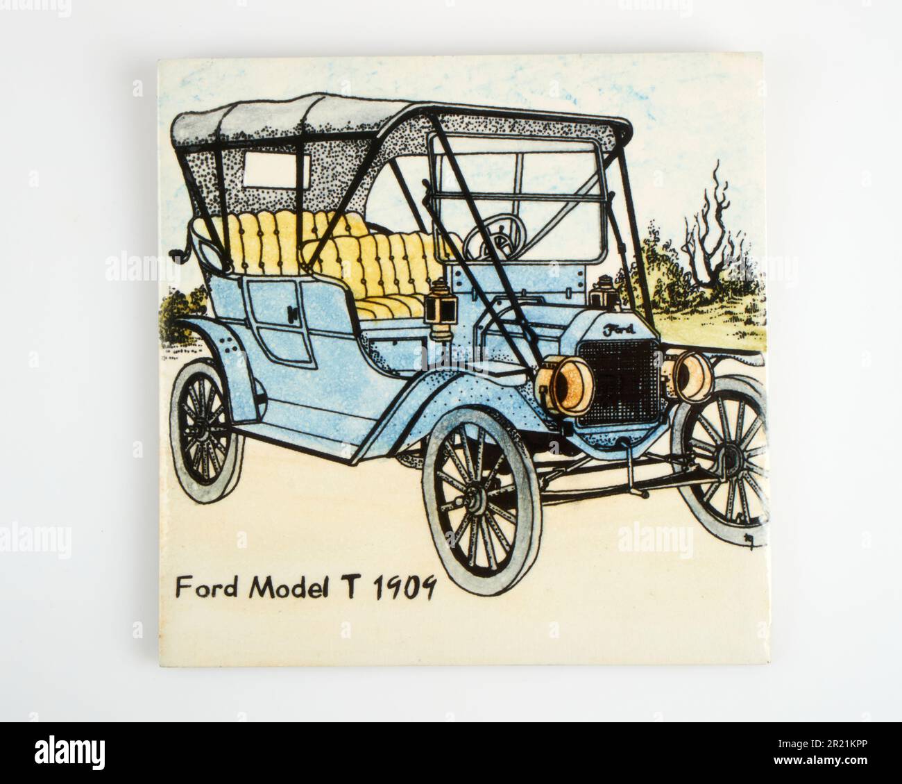 Vintage 1960s Hereford Tiles for Florian Studios Ford Model T classic ...