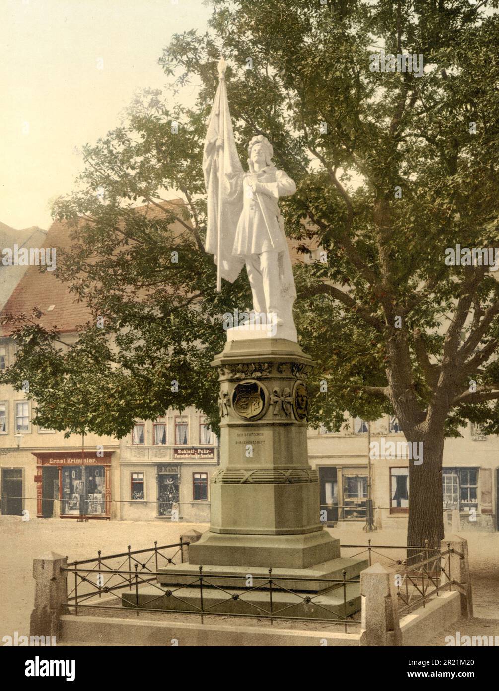 The fraternity monument, monument, in Jena in Thuringia, Germany ...