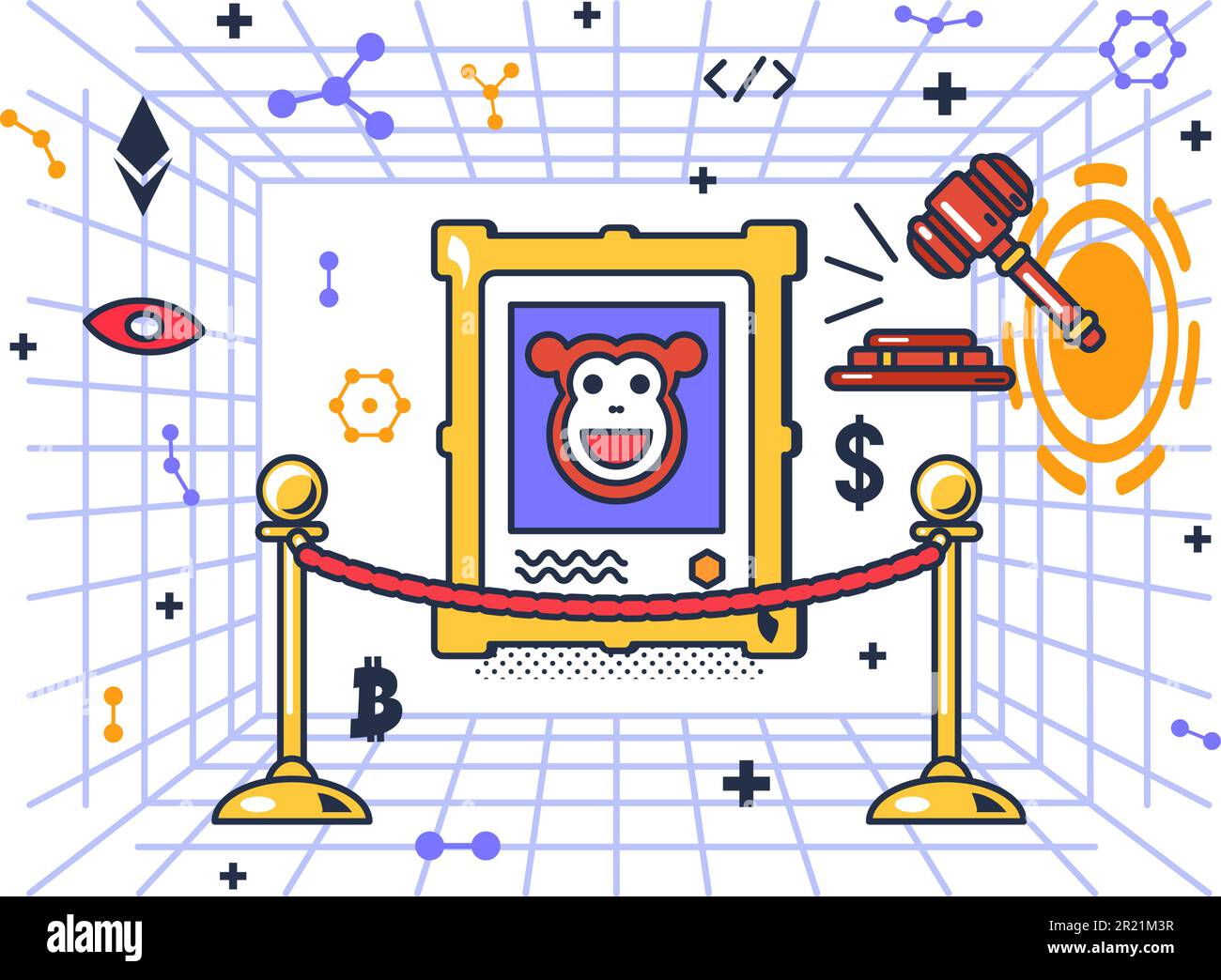 Virtual bidding Stock Vector Images - Alamy