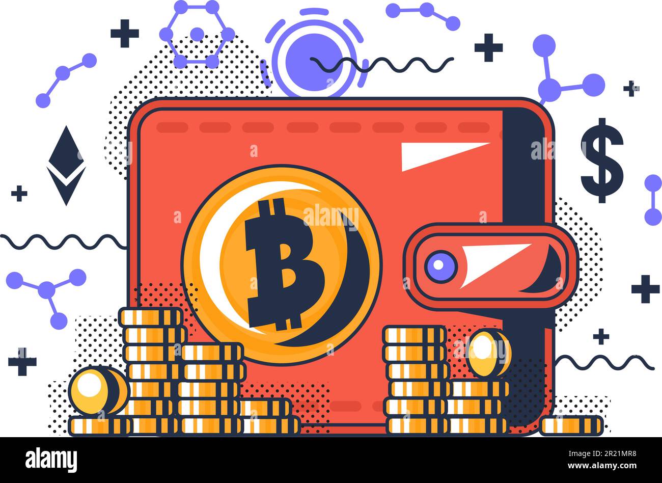 Cryptographic token vector vectors hi-res stock photography and images ...