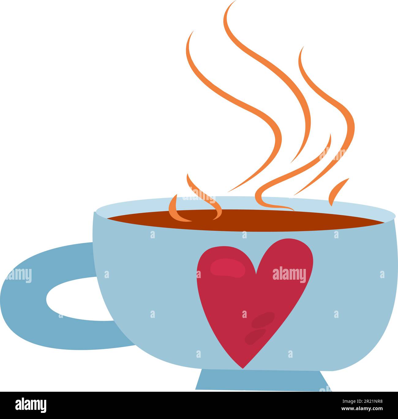 Sweet dessert drink vector icon. Hot chocolate and cacao beverage ...