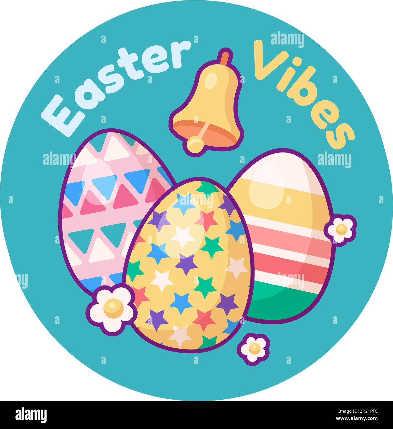 Easter vibes Stock Vector Images - Alamy