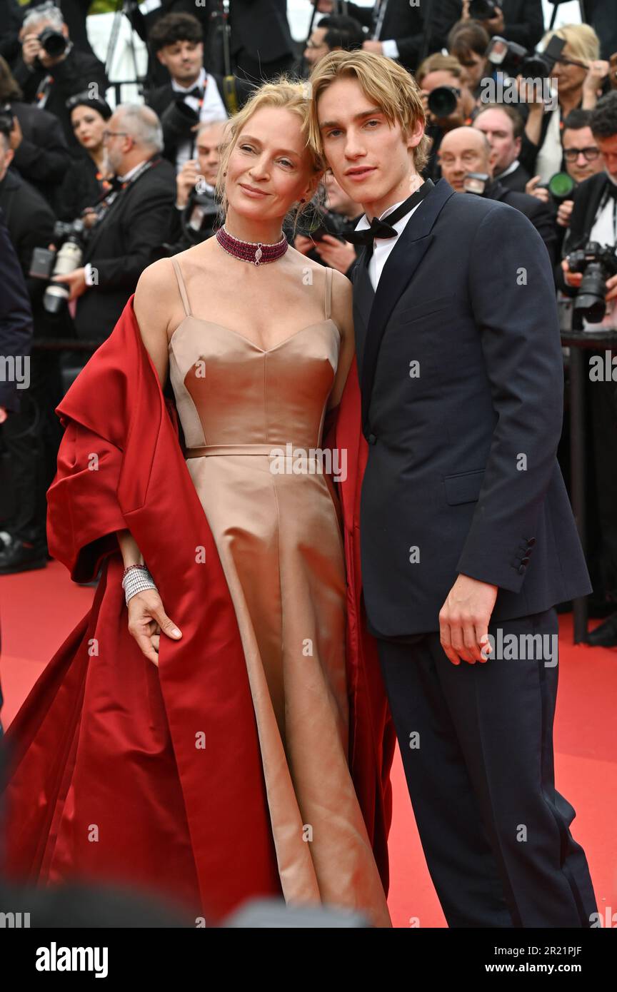 Uma thurman cannes france 16 hi-res stock photography and images - Alamy