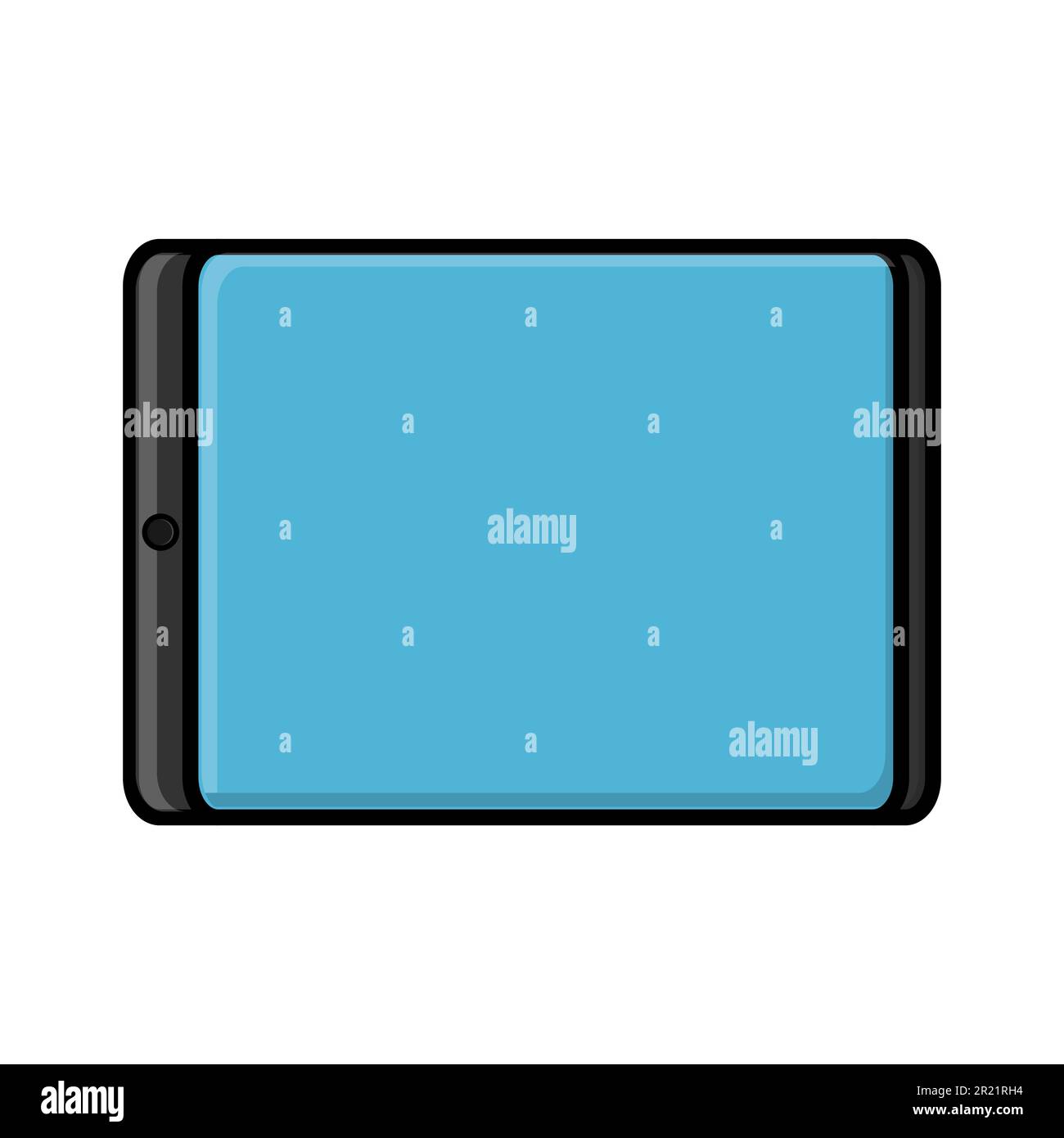 Vector illustration of a flat icon of a modern digital digital ...