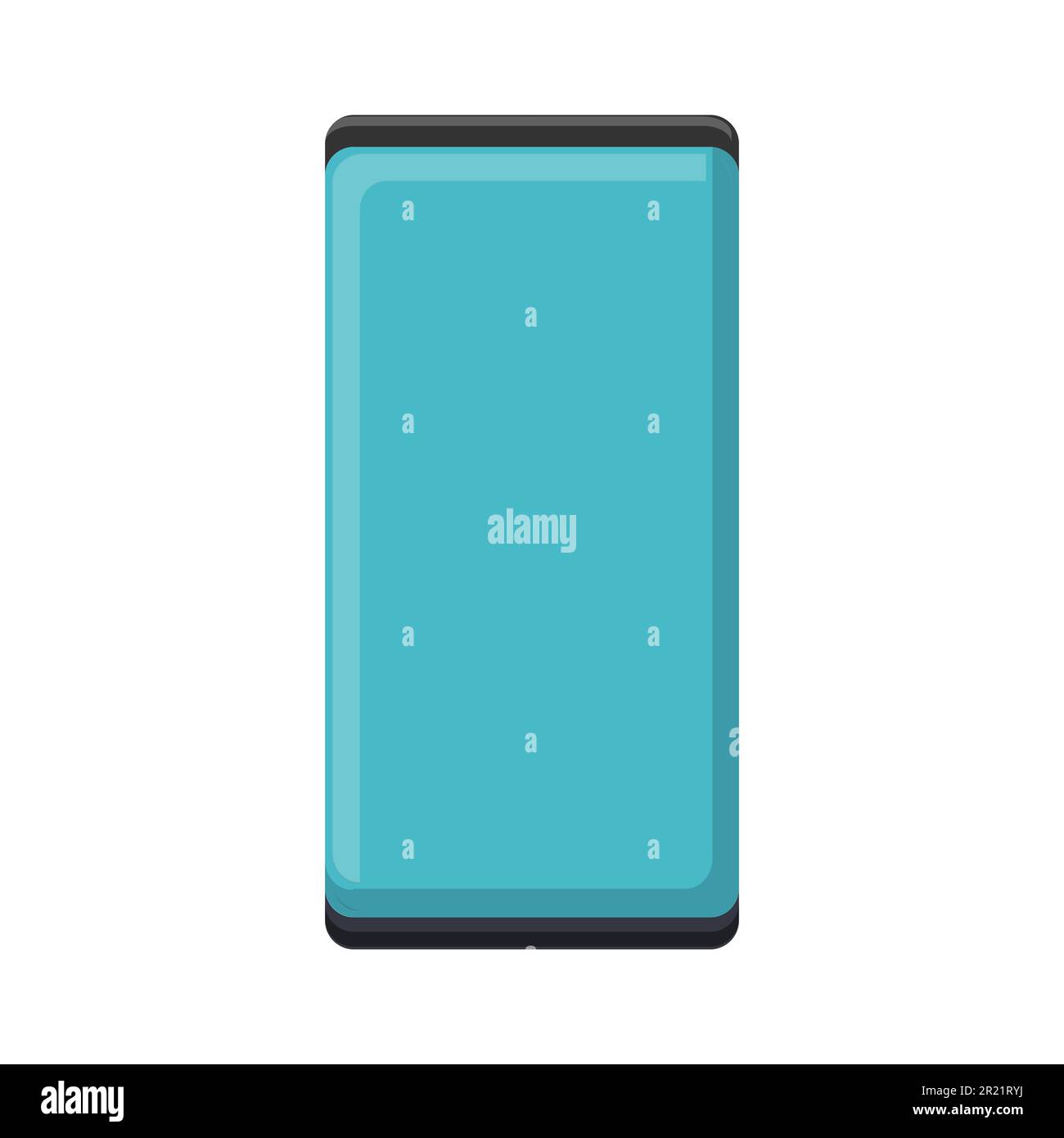 Vector illustration of flat icon of modern digital digital rectangular ...