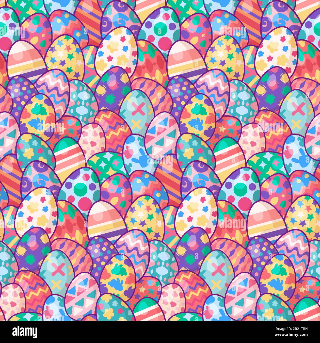 Flying easter eggs seamless hi-res stock photography and images - Alamy