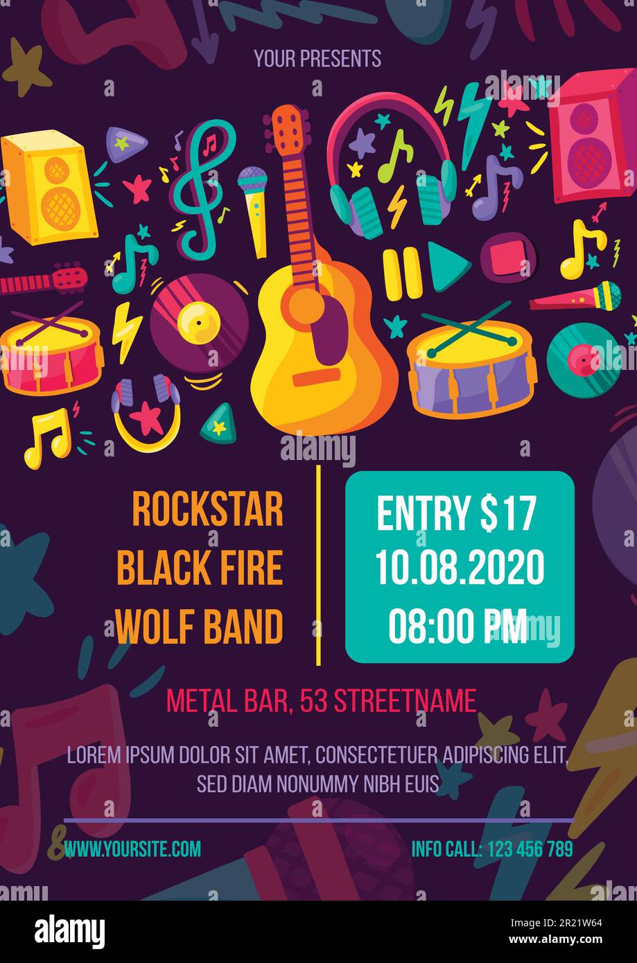 Musical printing Stock Vector Images - Alamy