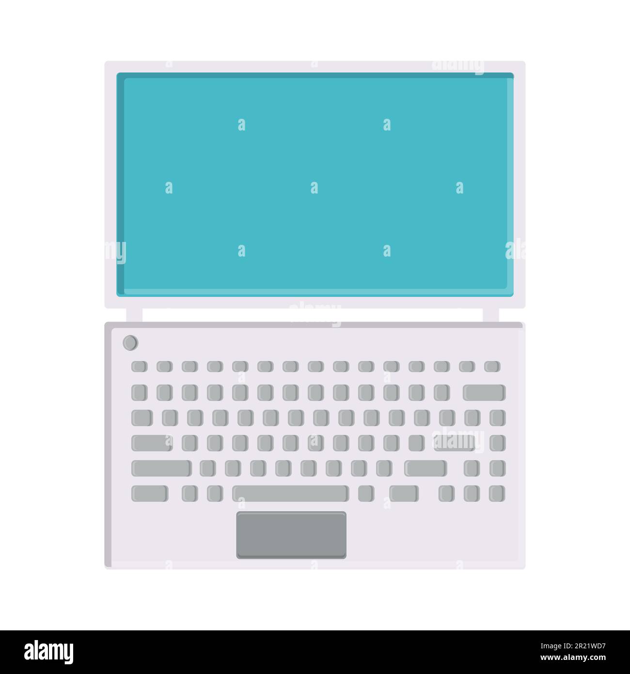 Vector illustration of white flat icon simple modern digital digital ...
