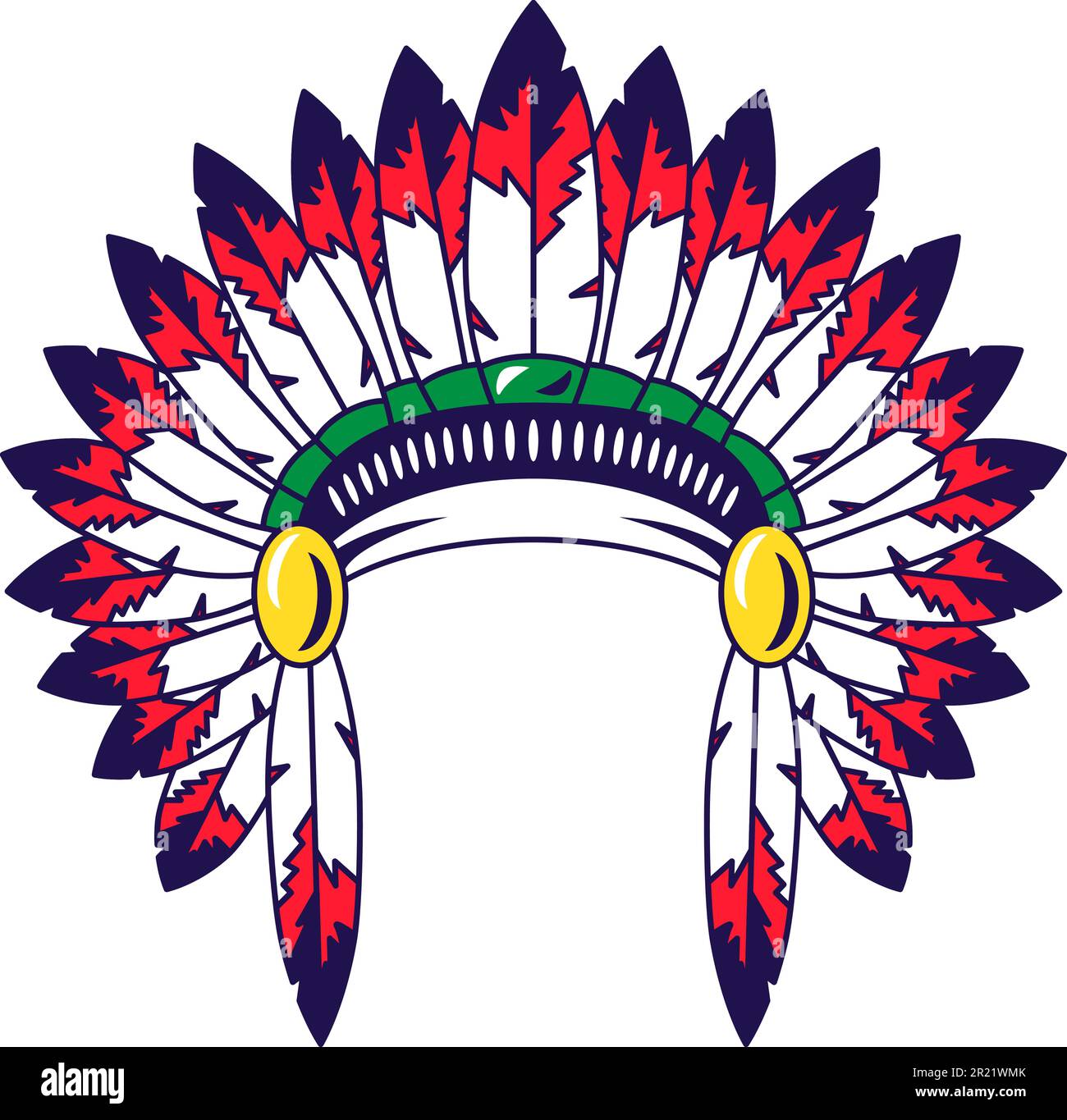 Indian Chief Headdress Clipart