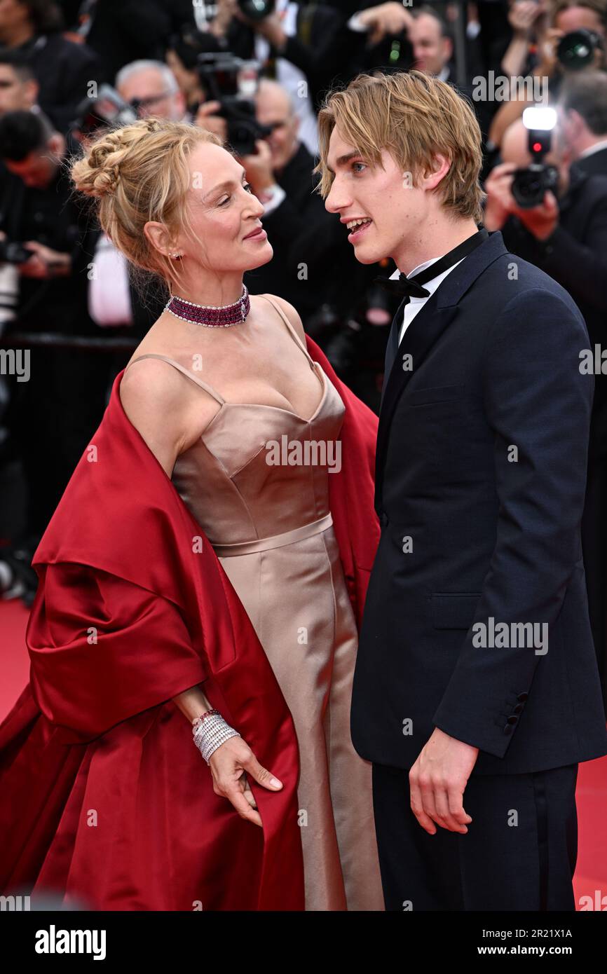 Cannes, France. 16th May, 2023. Cannes, France. May 16th, 2023. Uma ...