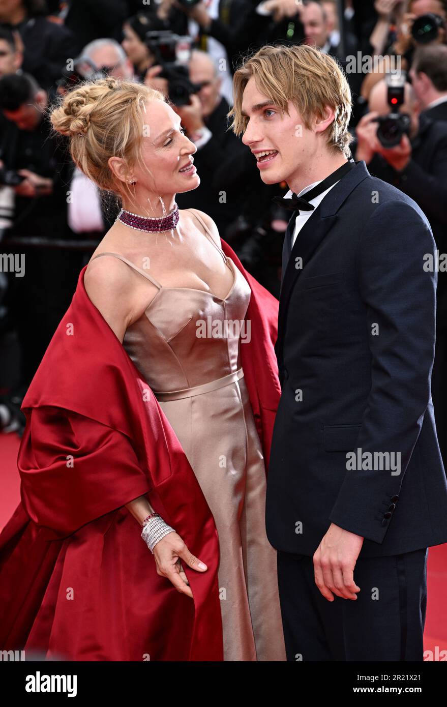 Cannes, France. 16th May, 2023. Cannes, France. May 16th, 2023. Uma ...