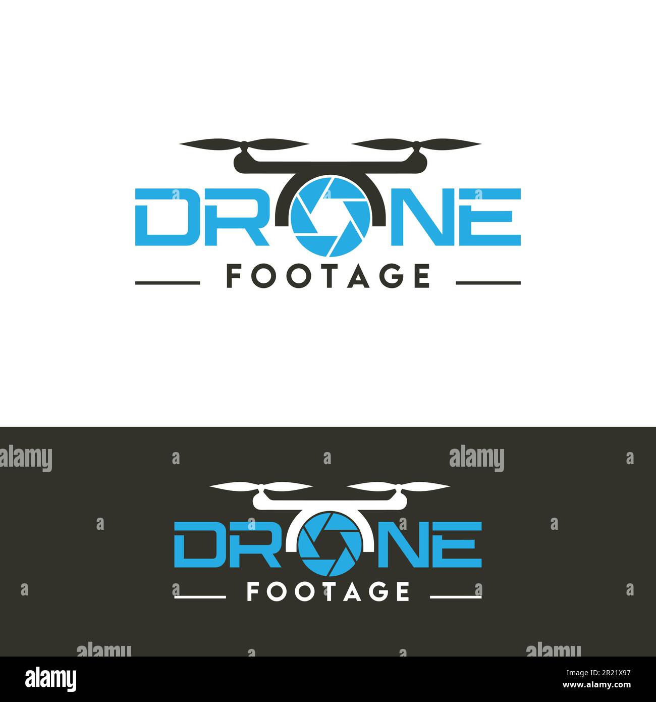 Drone Footage logo design in vector template Stock Vector Image & Art ...