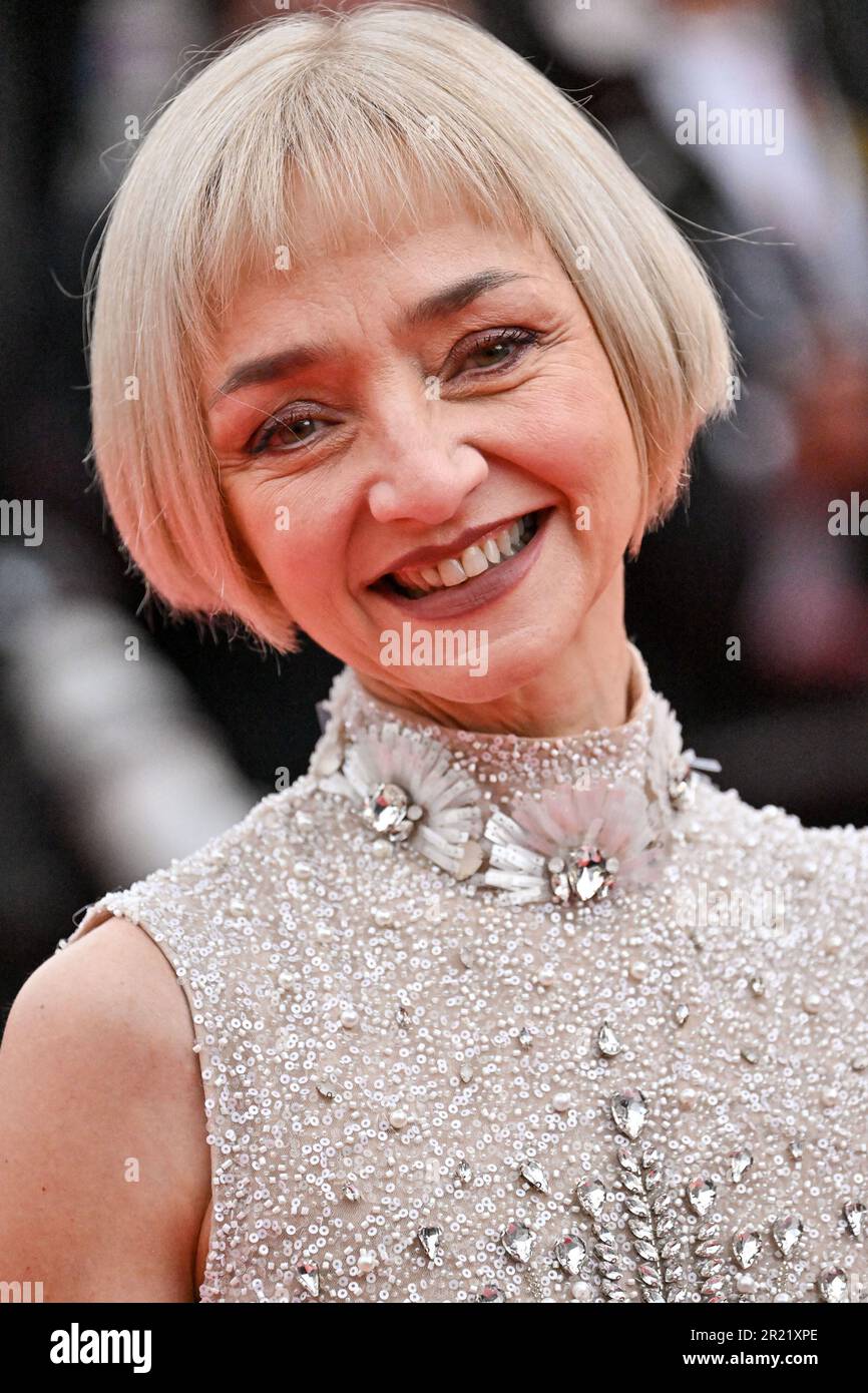 Cannes, France. 16th May, 2023. Maria de Medeiros attending the opening ...