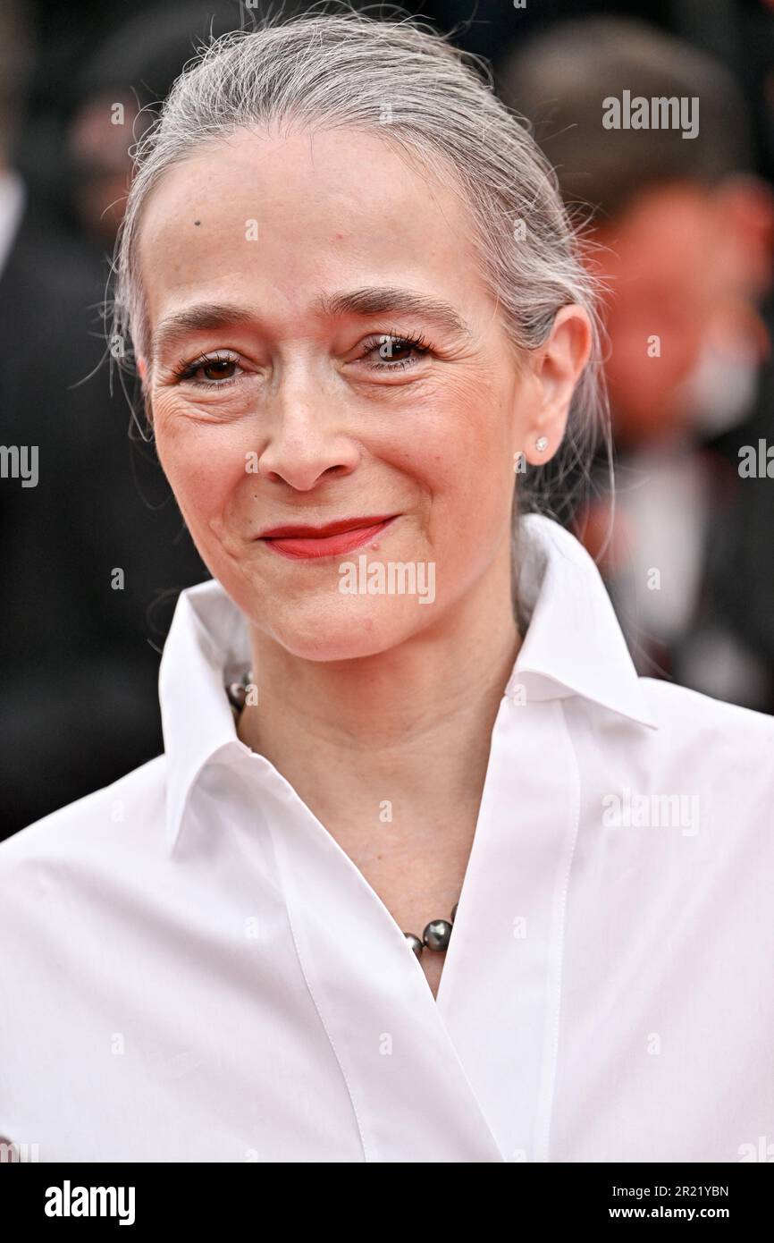 Cannes, France. 16th May, 2023. Delphine Ernotte attending the opening ...