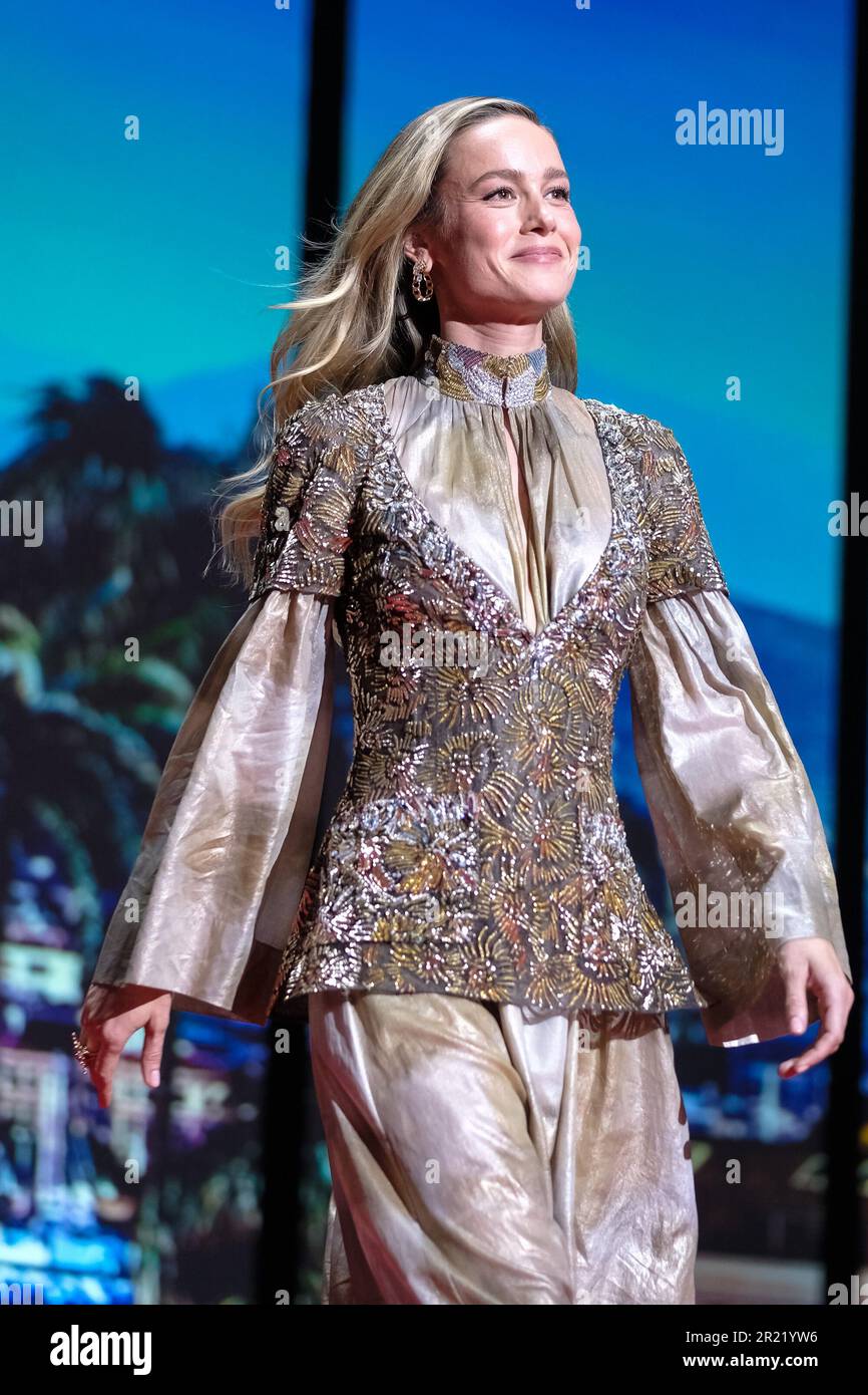 Cannes, France. 16th May, 2023. Cannes, Fr. May 16 2023. Brie Larson ...