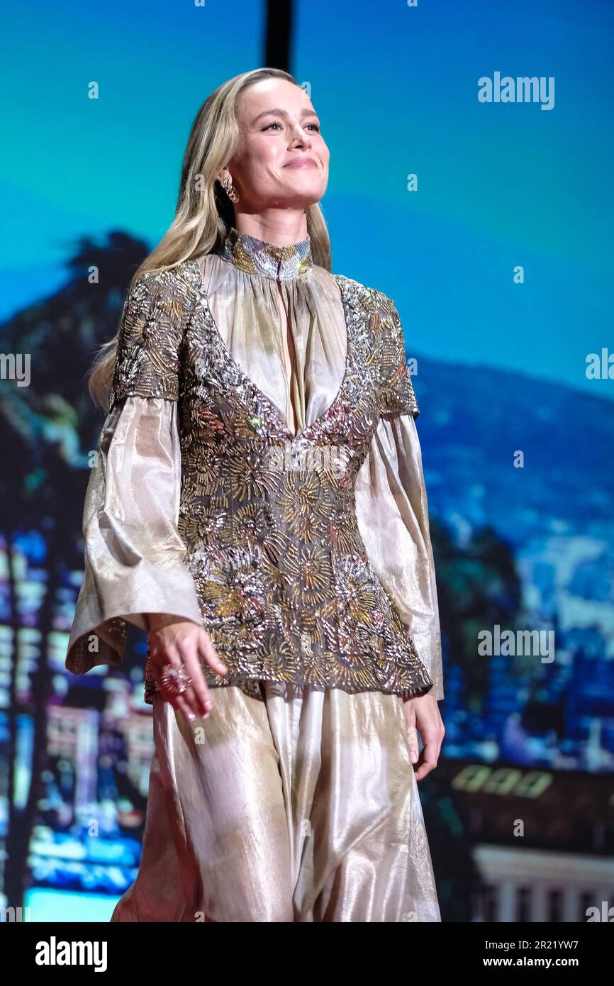 Cannes, France. 16th May, 2023. Cannes, Fr. May 16 2023. Brie Larson ...