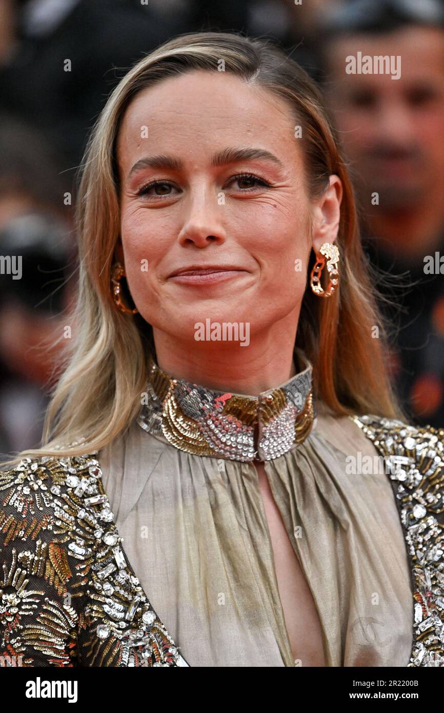 Cannes, France. 16th May, 2023. Brie Larson attending the opening ...