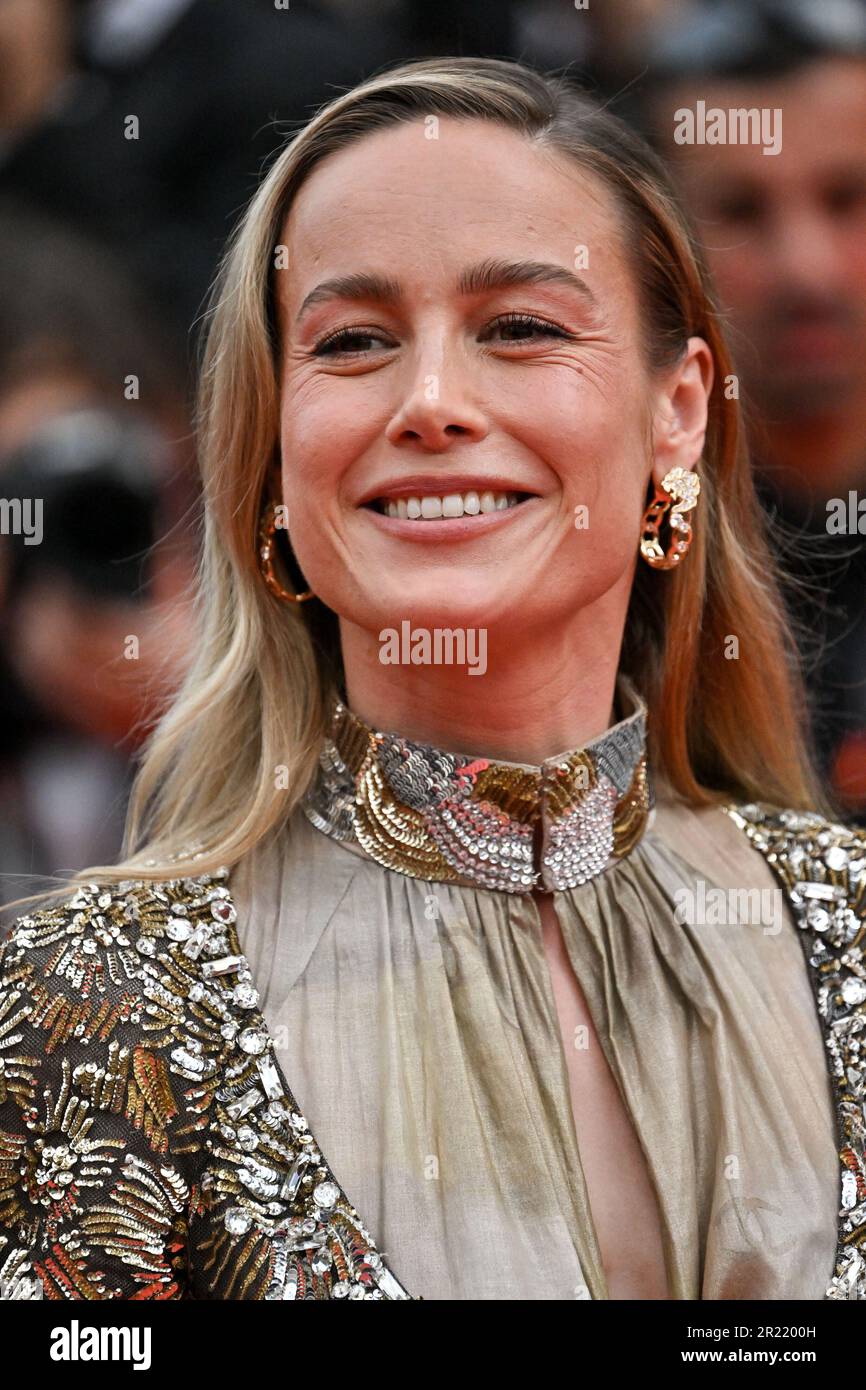 Cannes, France. 16th May, 2023. Brie Larson attending the opening ...