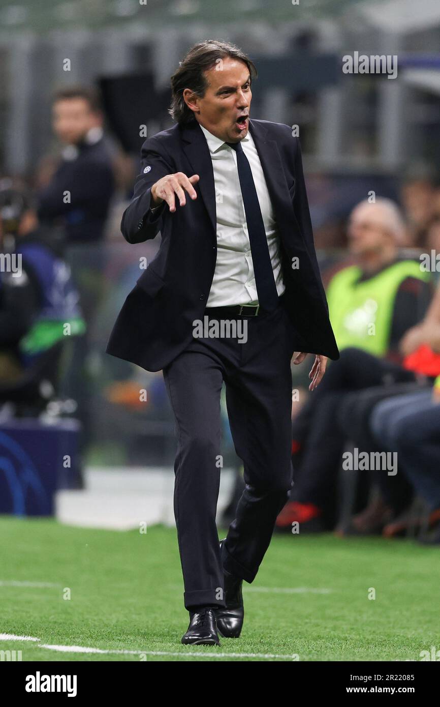 Mailand, Italy. 16th May, 2023. Soccer: Champions League, Inter Milan ...