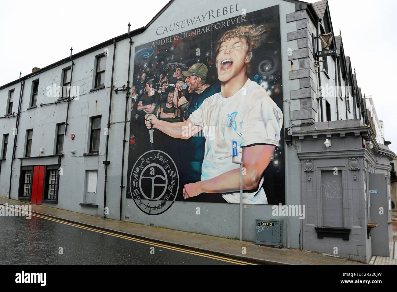 Portrush mural hi-res stock photography and images - Alamy
