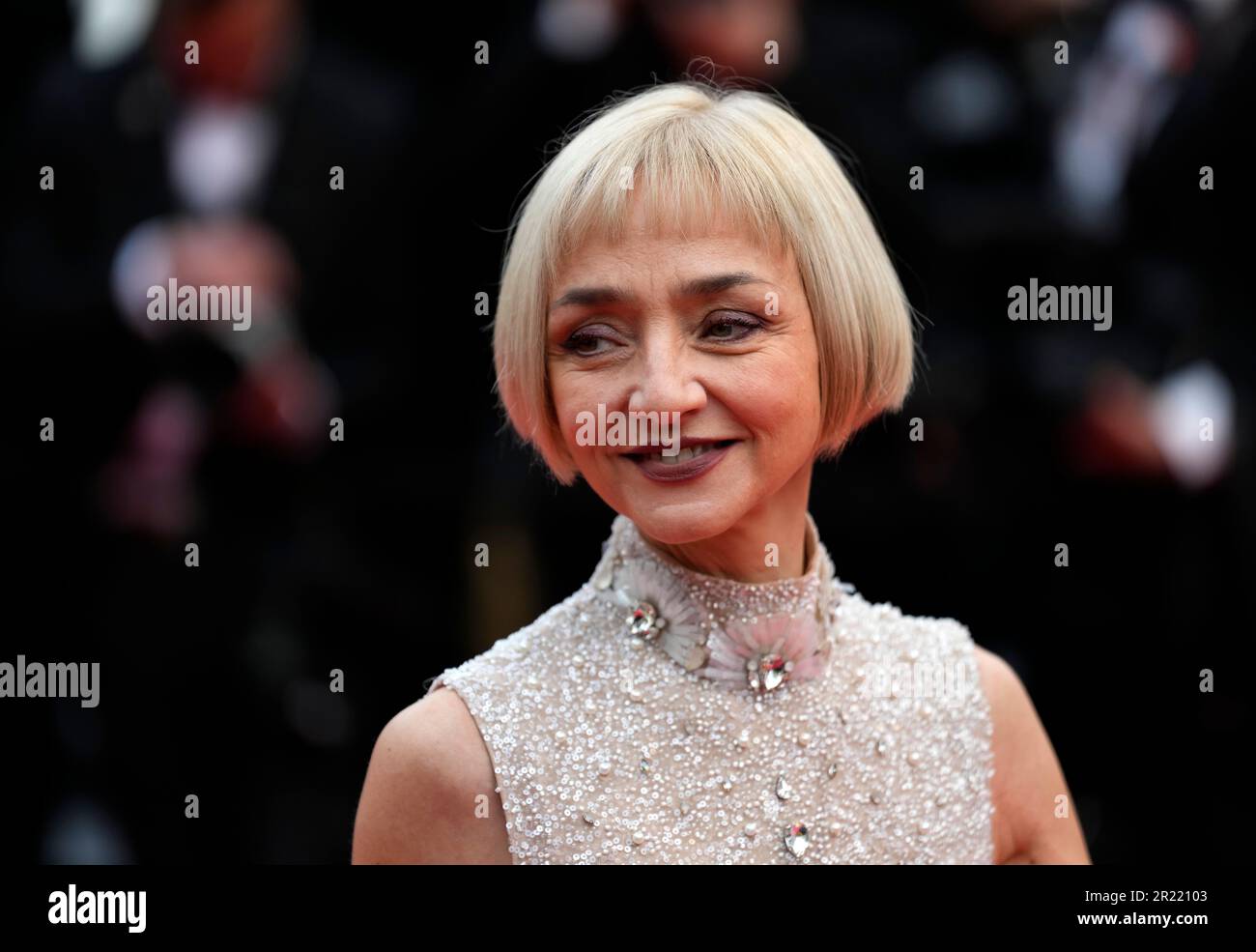 Maria de Medeiros poses for photographers upon arrival at the opening ...