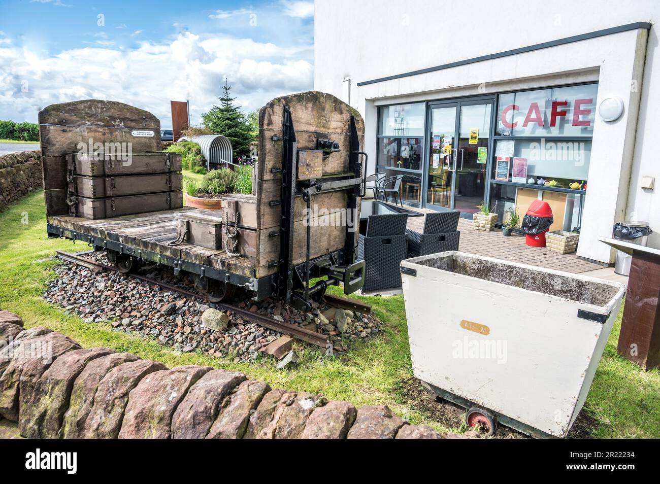 This image at the Devil's Porridge Museum is of the First World War ...