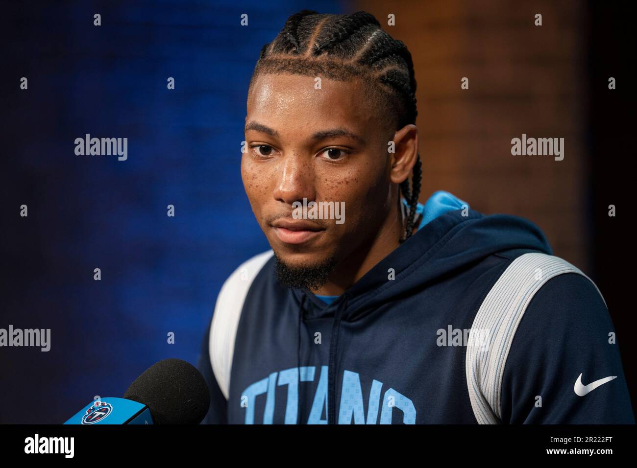 Tennessee Titans cornerback Sean Murphy-Bunting responds to questions ...