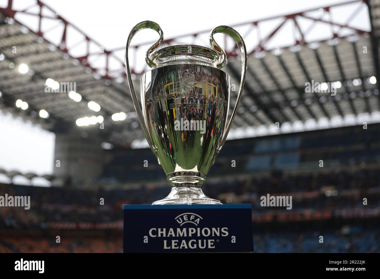 Ac milan champions league trophy hi-res stock photography and images ...