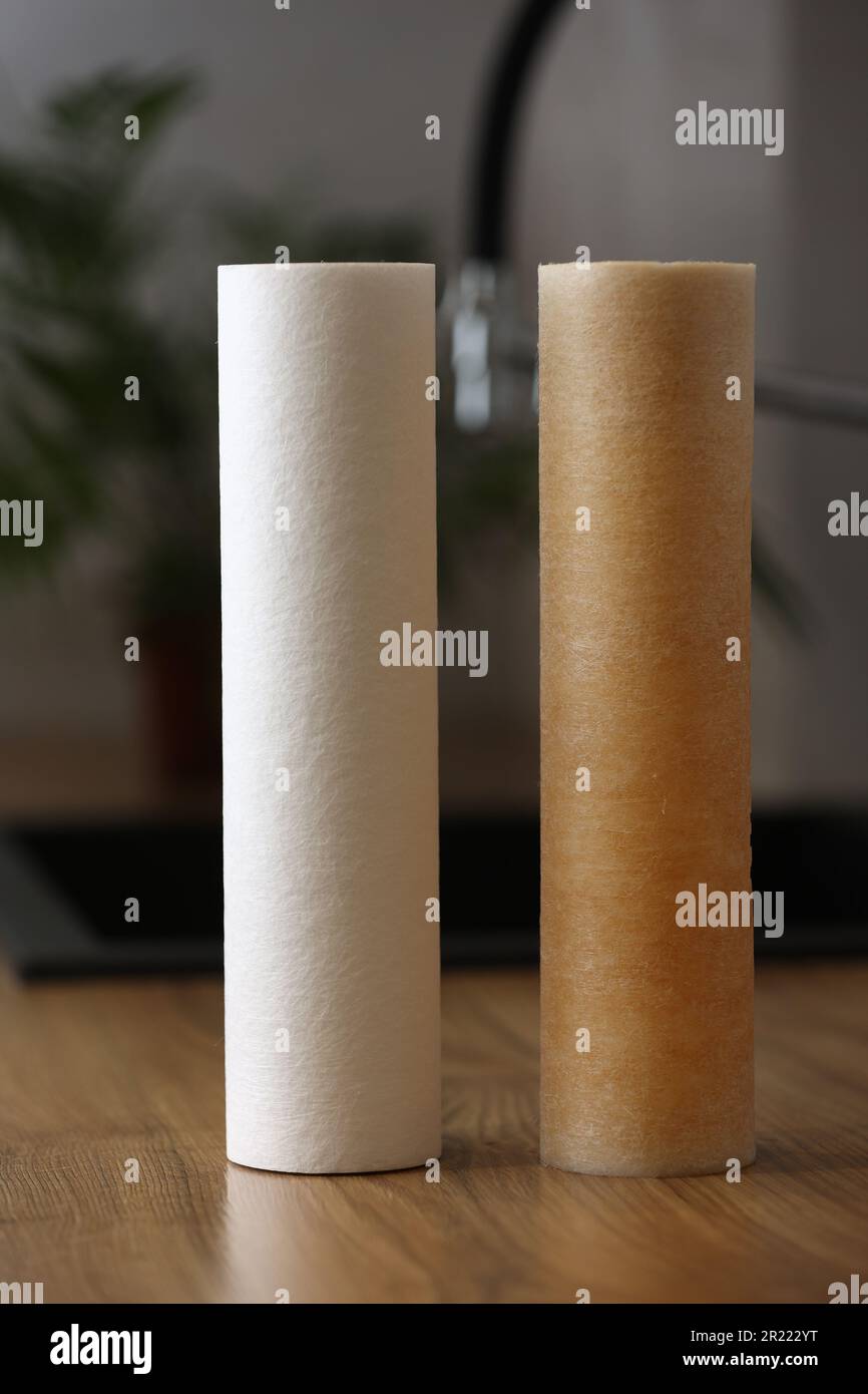 Water purification for domestic water supply. New clean and used water ...