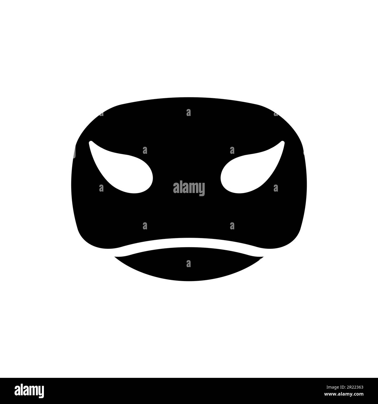 Vector flat black cow nose mouth isolated on white background Stock ...