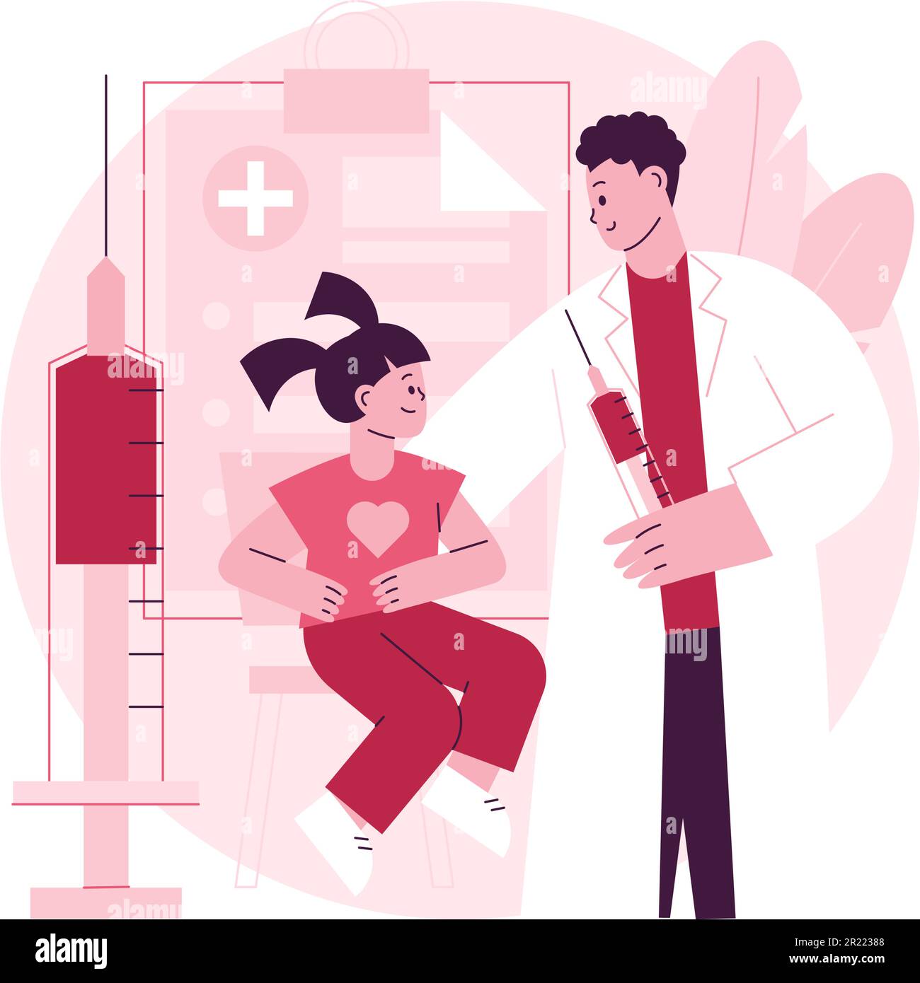 Vaccination of preteens and teens abstract concept vector illustration ... Vaccination of preteens and teens abstract concept vector illustration ...