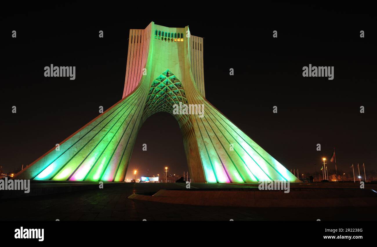 The Azadi Tower is a tourist attraction located in Tehran, the capital ...